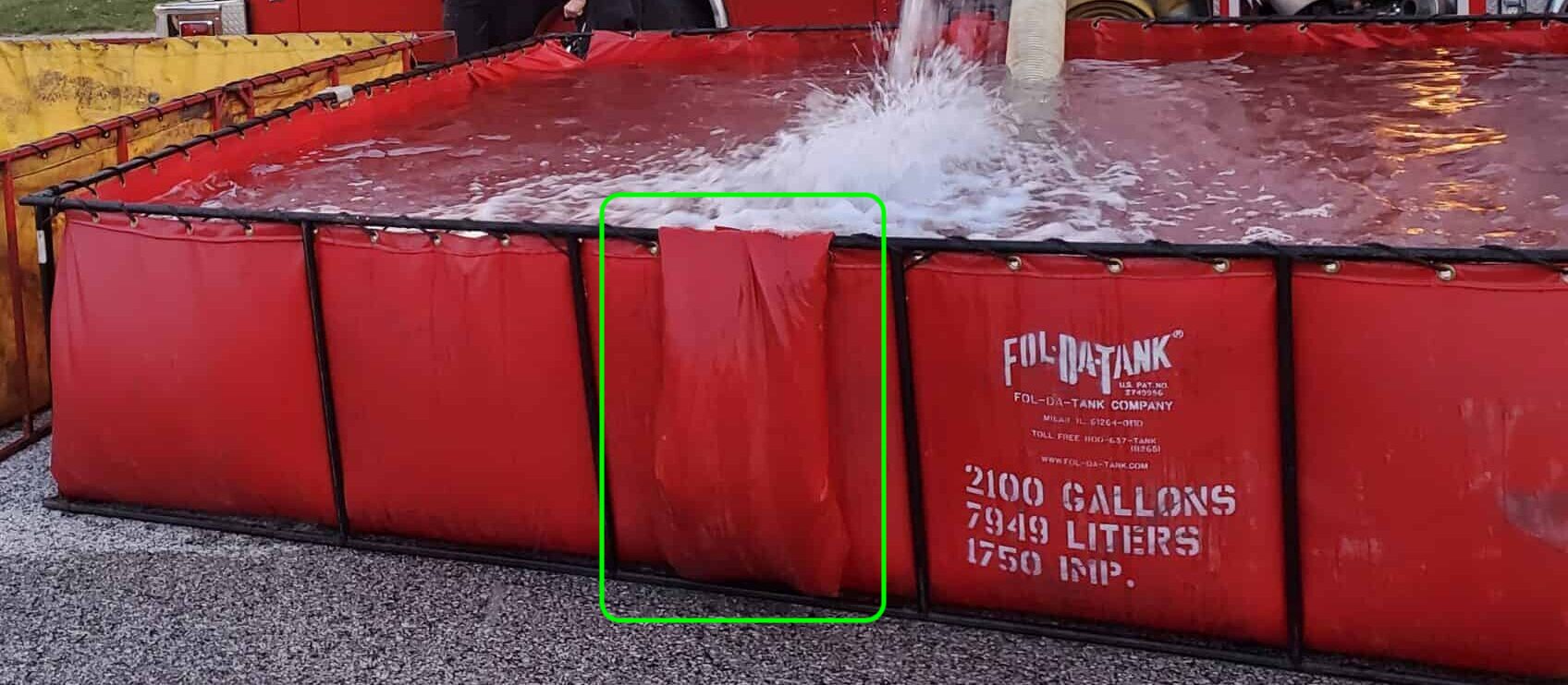 Portable Folding Frame Tank - 22oz HPR | Live Action Safety