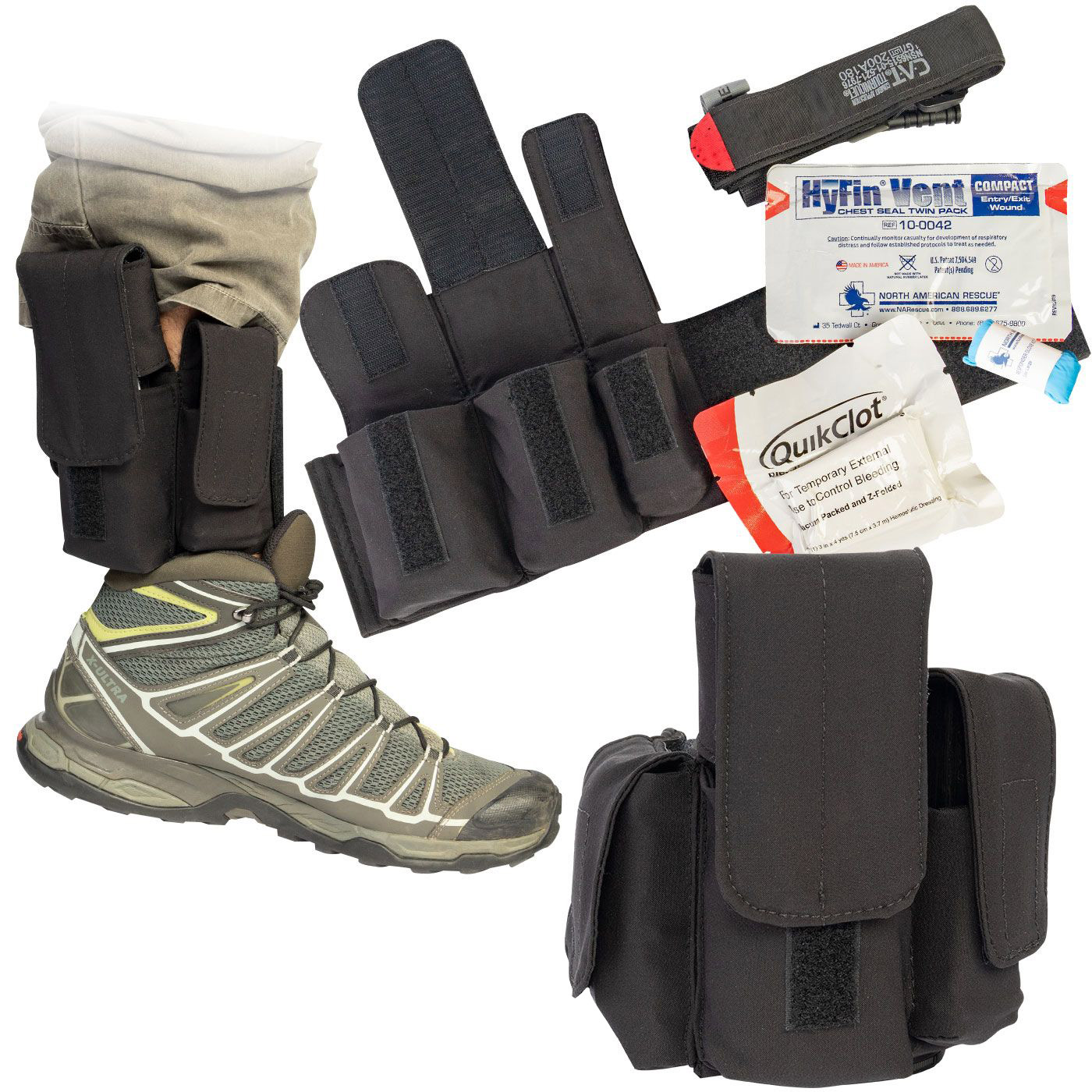 Every Day Carry (EDC) Ankle Trauma Kit Holster - Advanced Kit | Live ...
