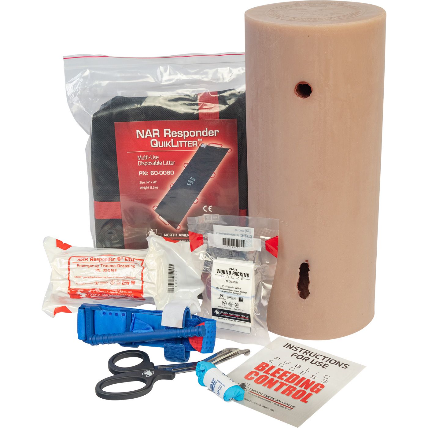 NAR Bleeding Control Skills Training Kit - Basic | Live Action Safety
