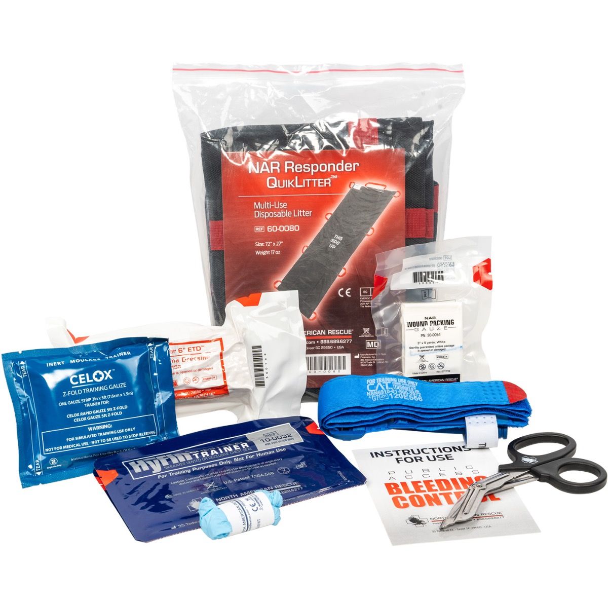 NAR Bleeding Control Skills Training Kit - Advanced - Celox | Live ...