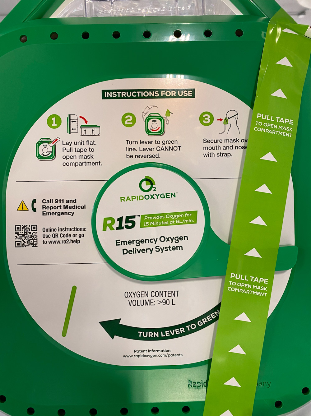 R15 Emergency Oxygen Dispenser | Live Action Safety