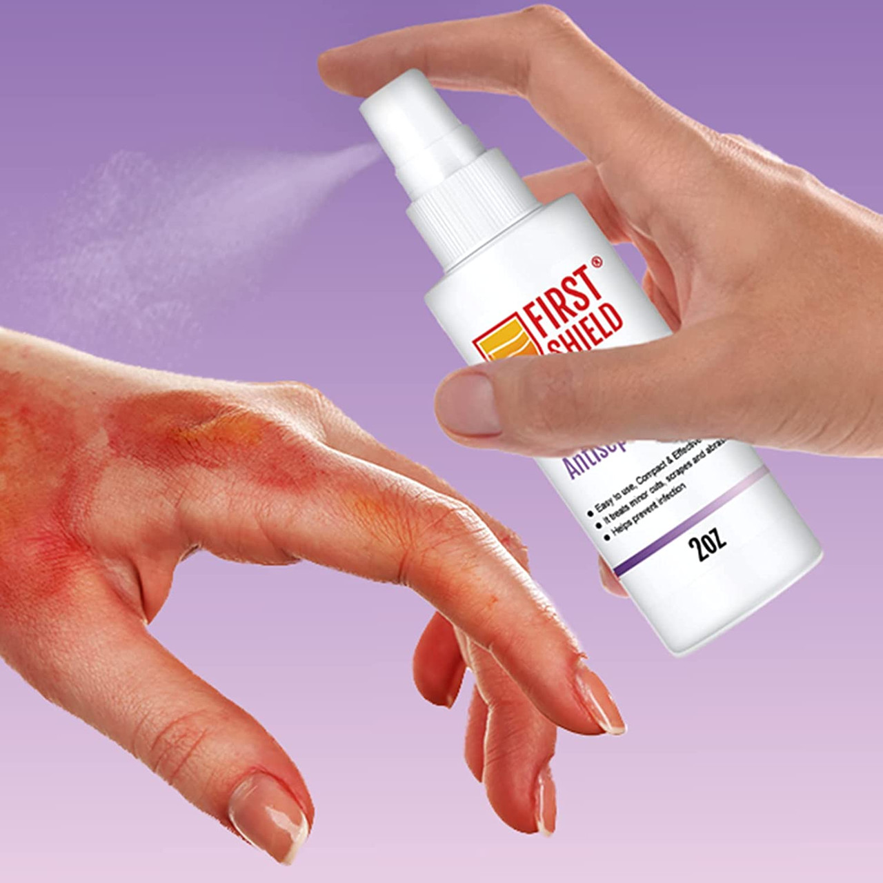 First Shield Antiseptic Spray - 2 oz. | Live Action Safety