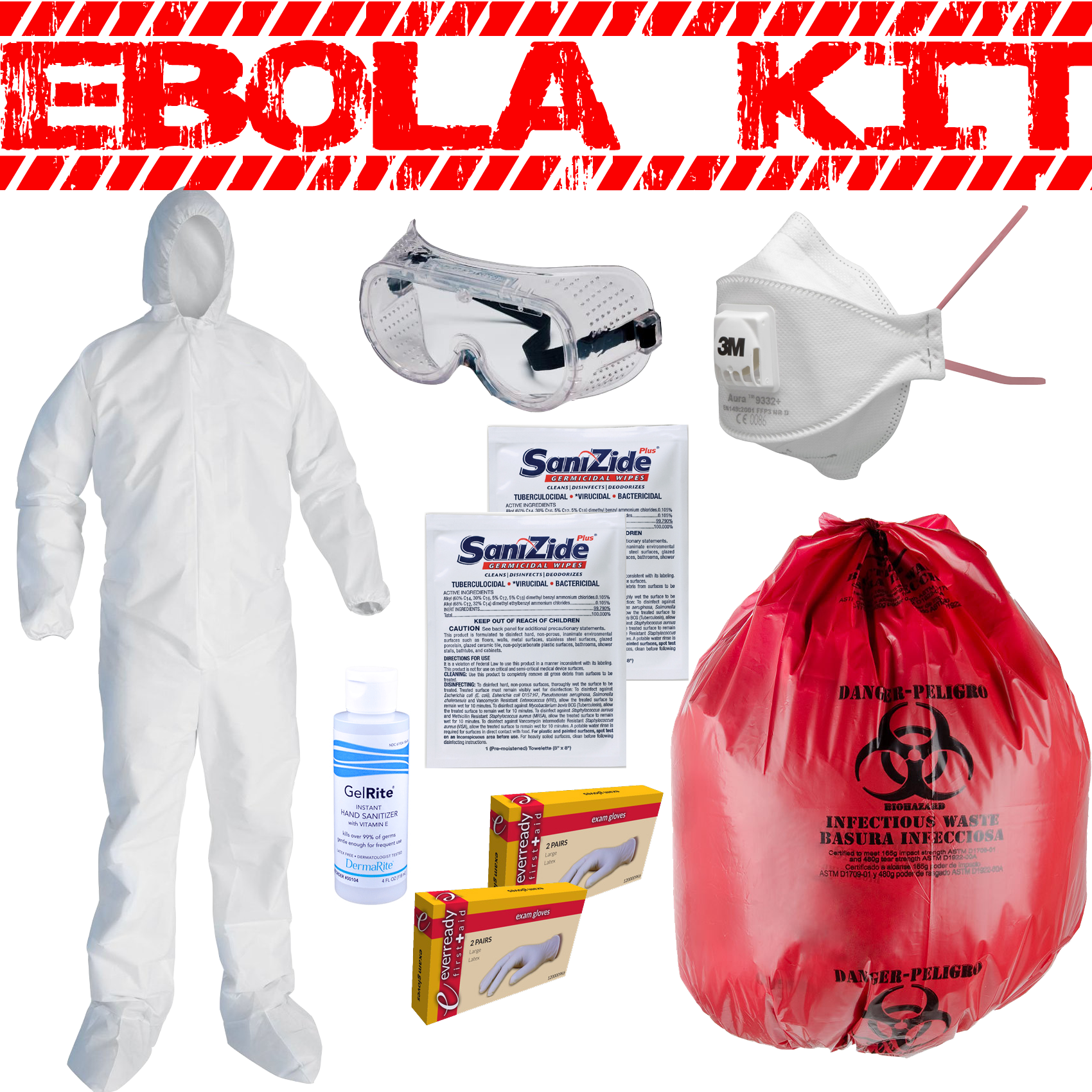 CDC Approved Ebola Personel Protection Kits - LiveActionSafety