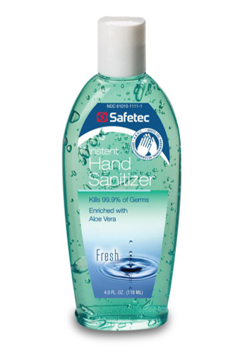 Safetec ABHC Hand Sanitizer - 4 oz. | Live Action Safety