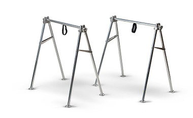 Junkin Folding Litter Support Stands | Live Action Safety