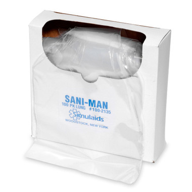 Simulaids Adult Sani-Manikin Replacement Lung/Airway System - Pkg. of ...