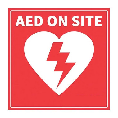 AED Awareness Window Decal | Live Action Safety