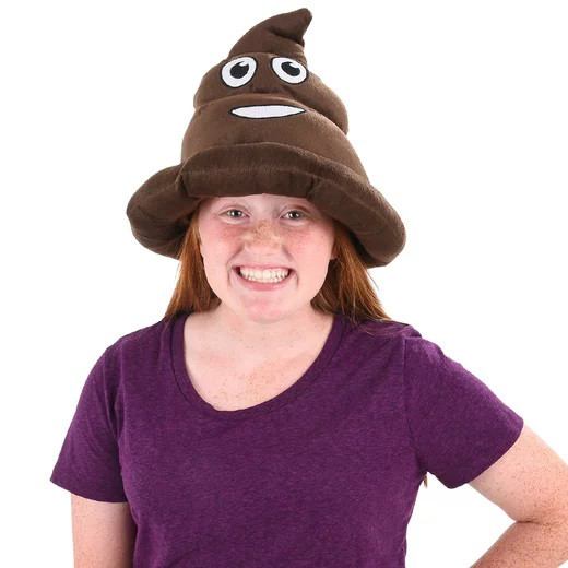 Plush Emoticon Poop Hat | WRB Sales Wholesale Canada