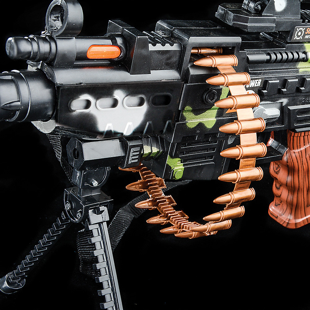 Light-Up Machine Gun W/scope | WRB Sales Wholesale Canada