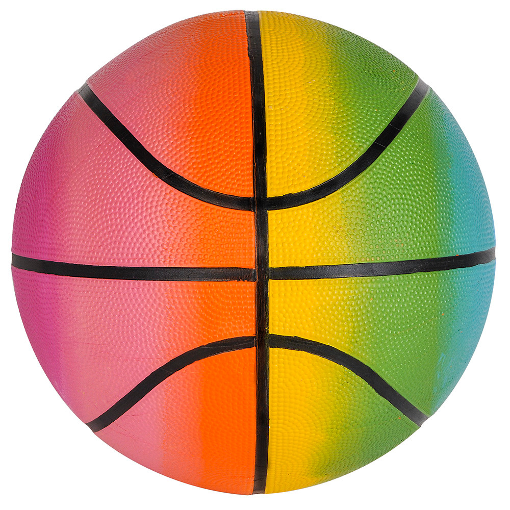 9.5" Rainbow Regulation Basketball | WRB Sales Wholesale Canada