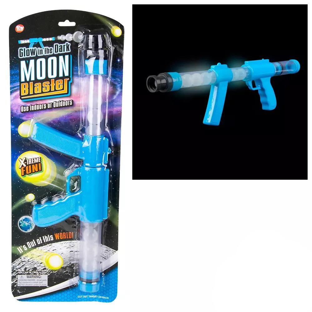 19" Glow In The Dark Blue Moon Blaster Carded | WRB Sales Wholesale Canada