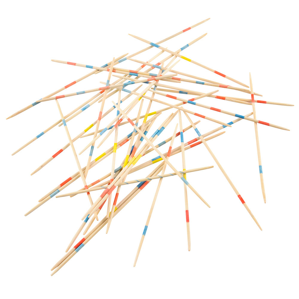 Wooden Pick-Up Sticks 6" | WRB Sales Wholesale Canada