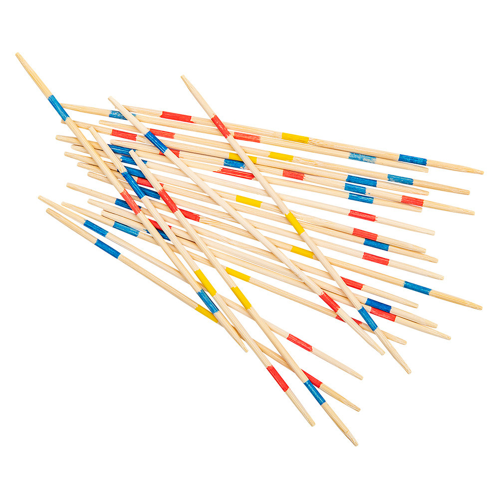 Wooden Pick-Up Sticks 6" | WRB Sales Wholesale Canada