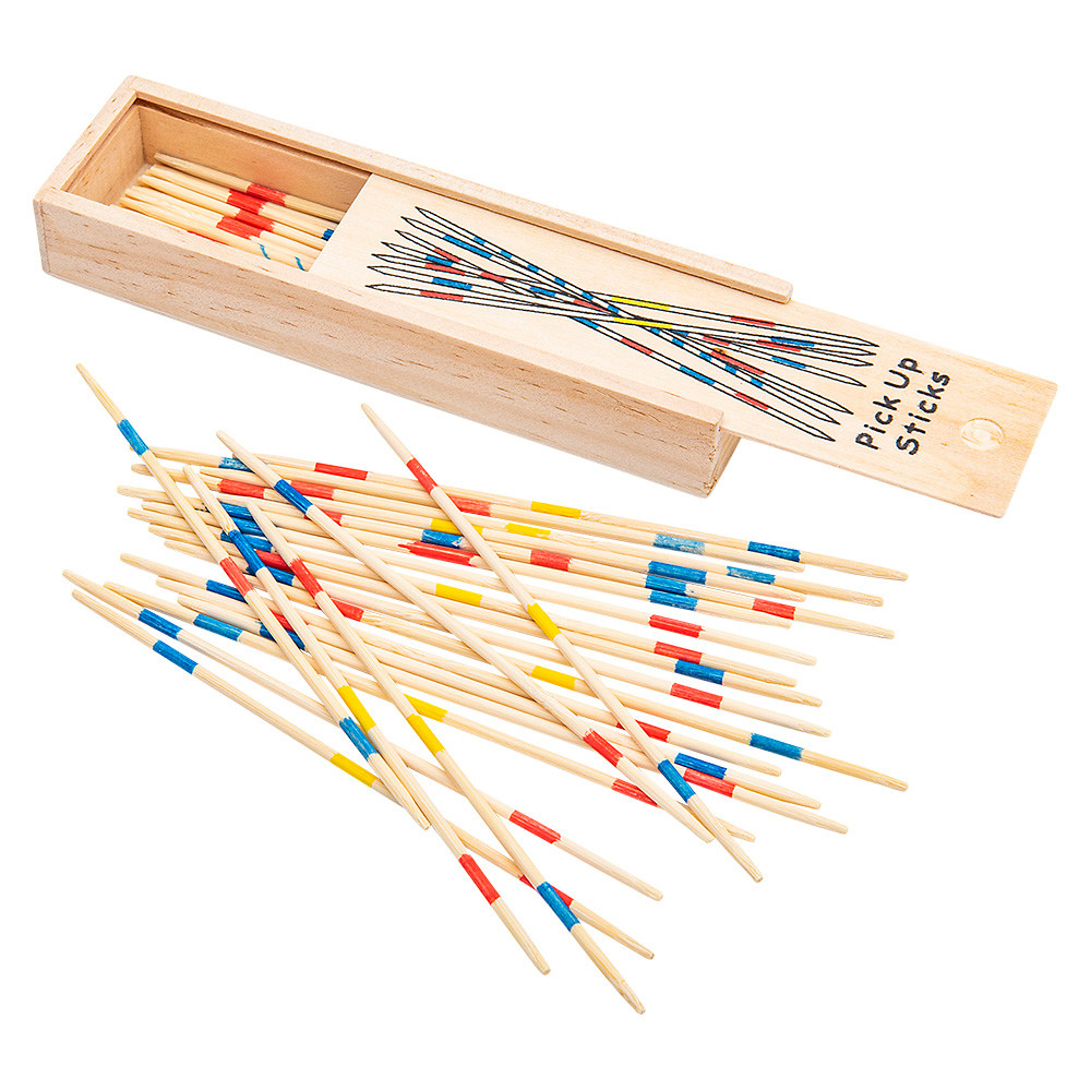 Wooden Pick-Up Sticks 6" | WRB Sales Wholesale Canada