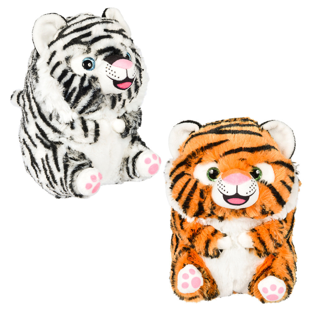 10" Belly Buddy Tiger Plush | WRB Sales Wholesale Canada