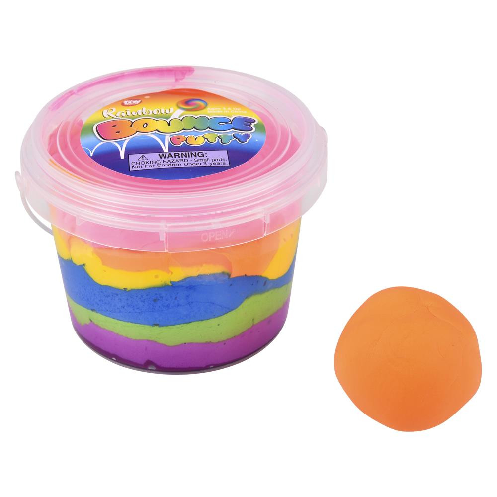 4" Rainbow Bouncing Putty | WRB Sales Wholesale Canada