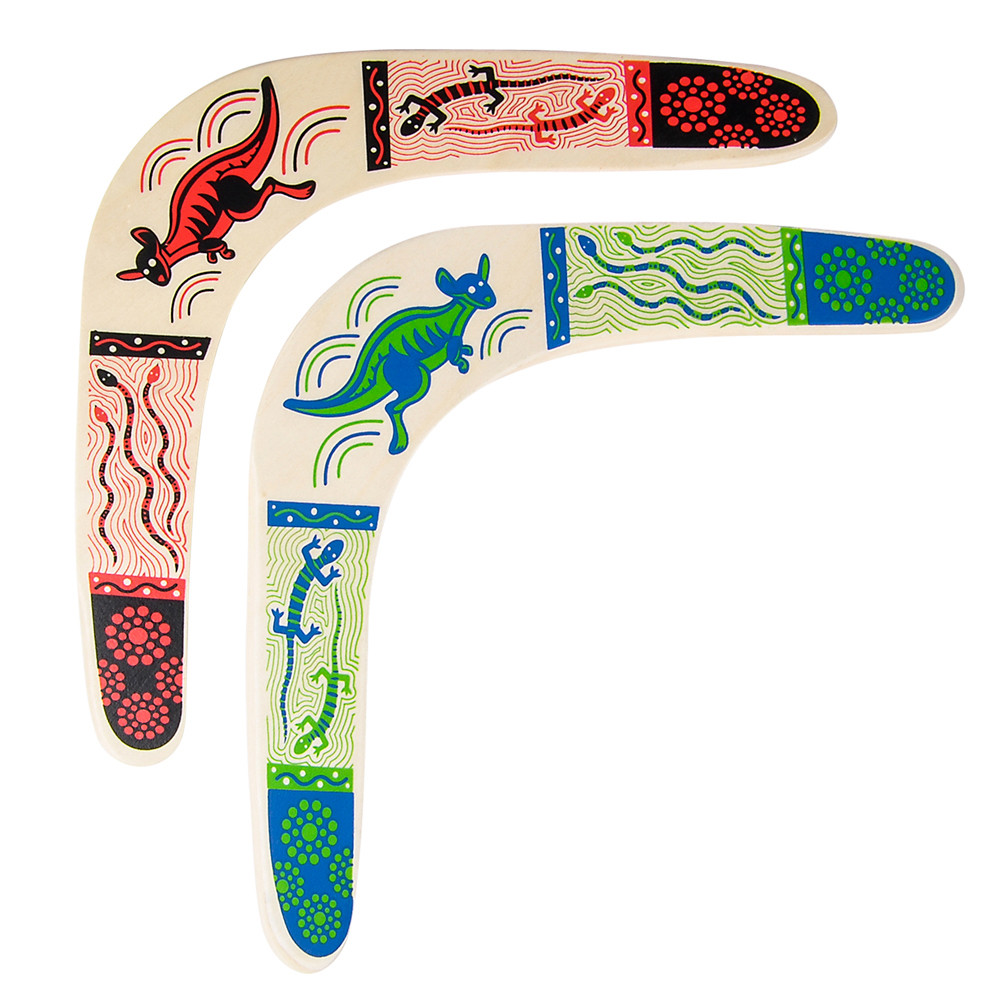 14.5" Wooden Boomerang | WRB Sales Wholesale Canada