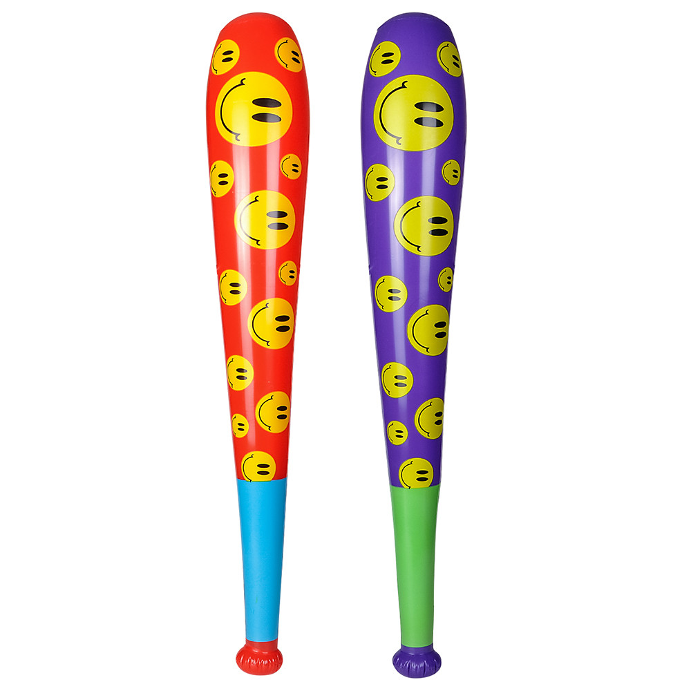 42" Smile Face Baseball Bat Inflate | WRB Sales Wholesale Canada