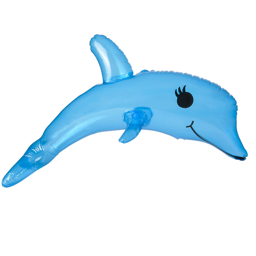 36" Transparent Dolphin Inflate | WRB Sales Wholesale Canada