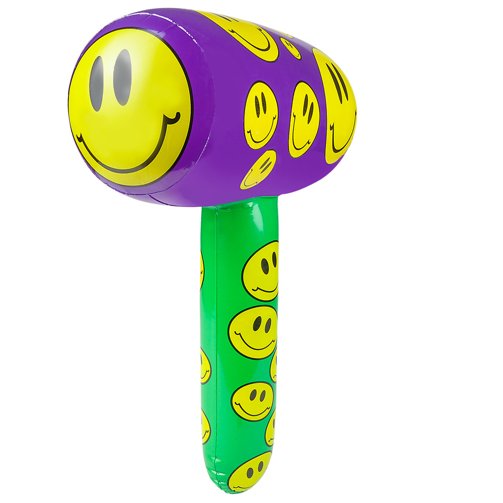 22" Smiley Face Mallet Inflate | WRB Sales Wholesale Canada