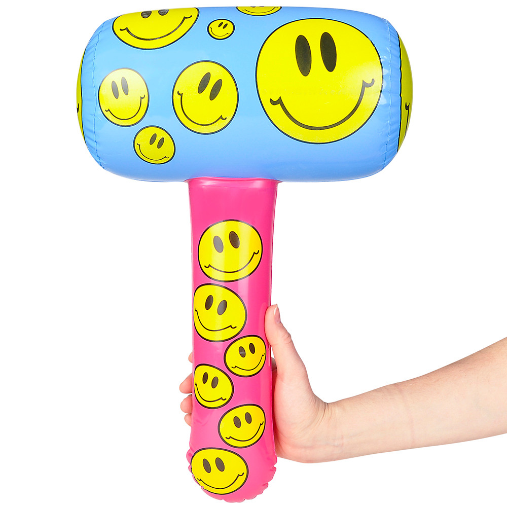 22" Smiley Face Mallet Inflate | WRB Sales Wholesale Canada