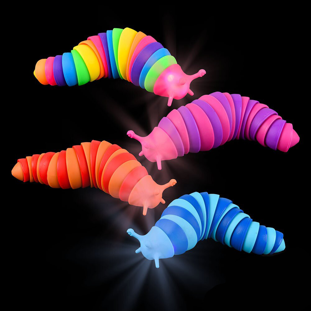 7" Light-Up Wiggle Sensory Slug | WRB Sales Wholesale Canada