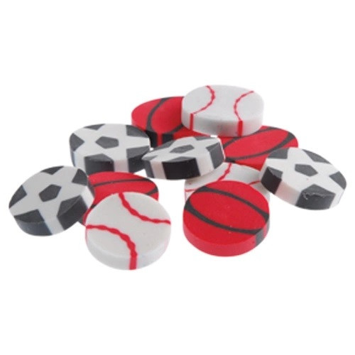 Mini Sport Erasers | WRB Sales Wholesale Canada