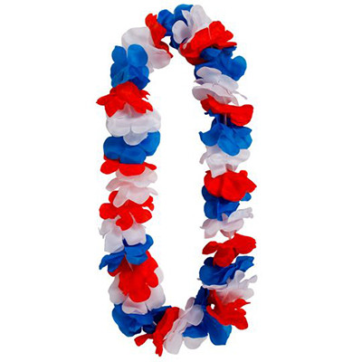 Red White & Blue Flower Lei | WRB Sales Wholesale Canada