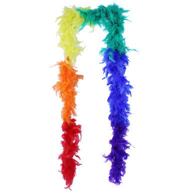 Rainbow Feather Boa | WRB Sales Wholesale Canada