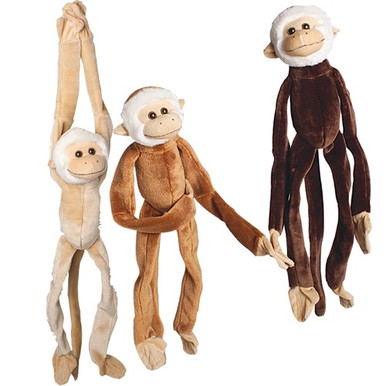 Jumbo Plush Natural Color Hanging Monkeys | WRB Sales Wholesale Canada