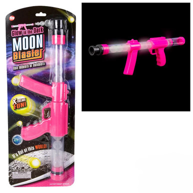 19" Glow In The Dark Pink Moon Blaster Carded | WRB Sales Wholesale Canada
