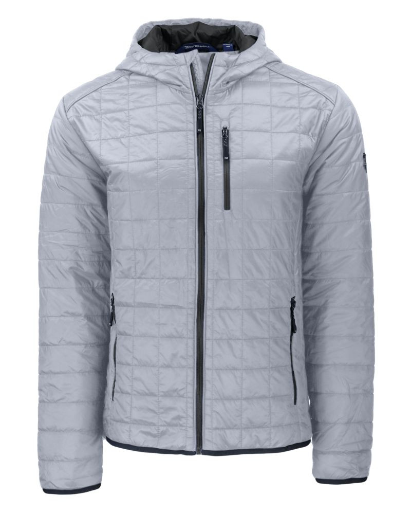 Cutter & Buck Rainier Primaloft Eco Mens Full Zip Hooded Jacket