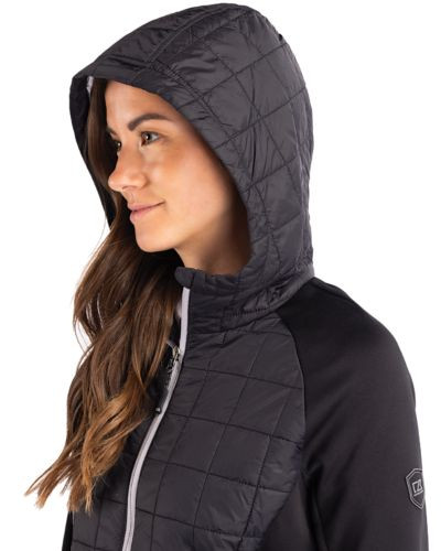 Womens Eco Insulated Hybrid Hooded Coat | Cutter & Buck Canada