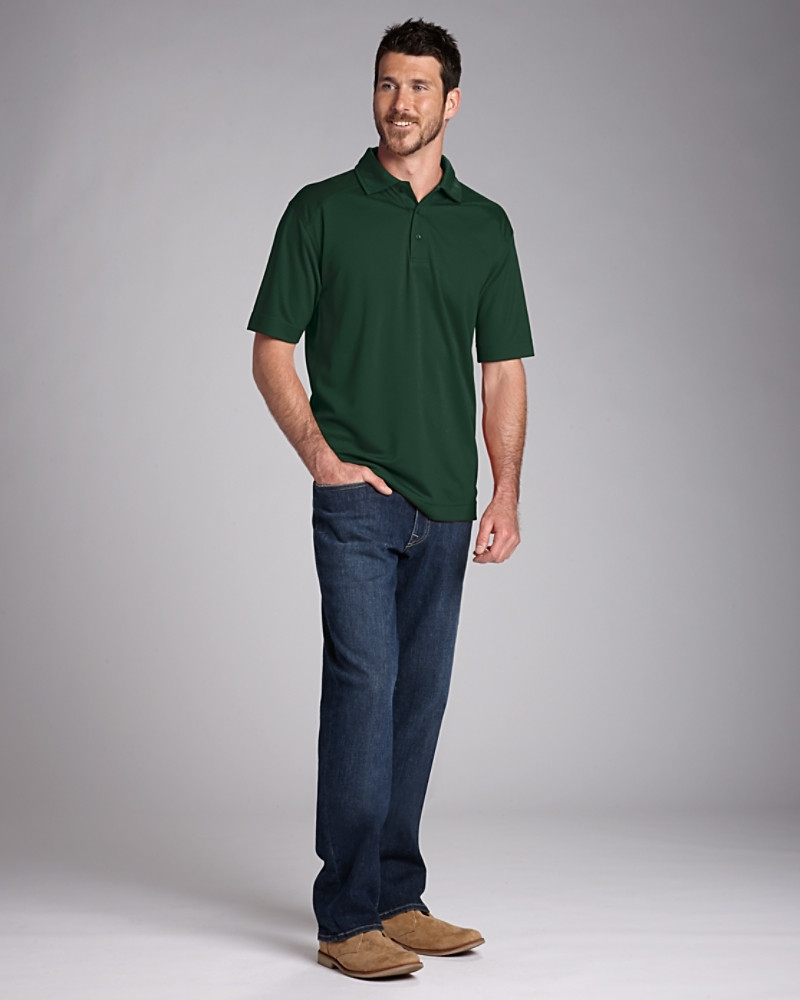 CB Drytec Genre Textured Solid Mens Polo | Cutter & Buck Canada