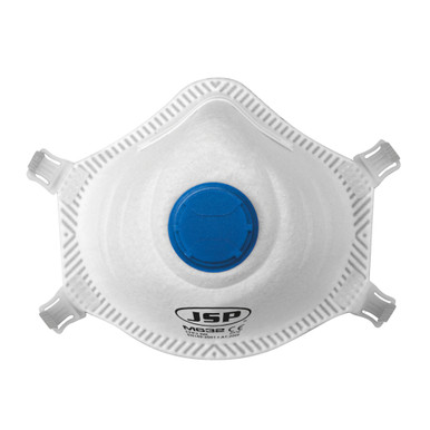 JSP FFP3V Moulded Mask with Valve - M632 - Box of 10 - Tiger Supplies