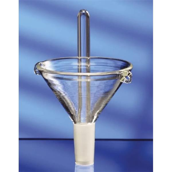 Cream Weighing Funnel + Stopper Each - Trafalgar Scientific
