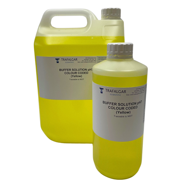 PH7 Buffer Solution Yellow 1ltr - Trafalgar Scientific