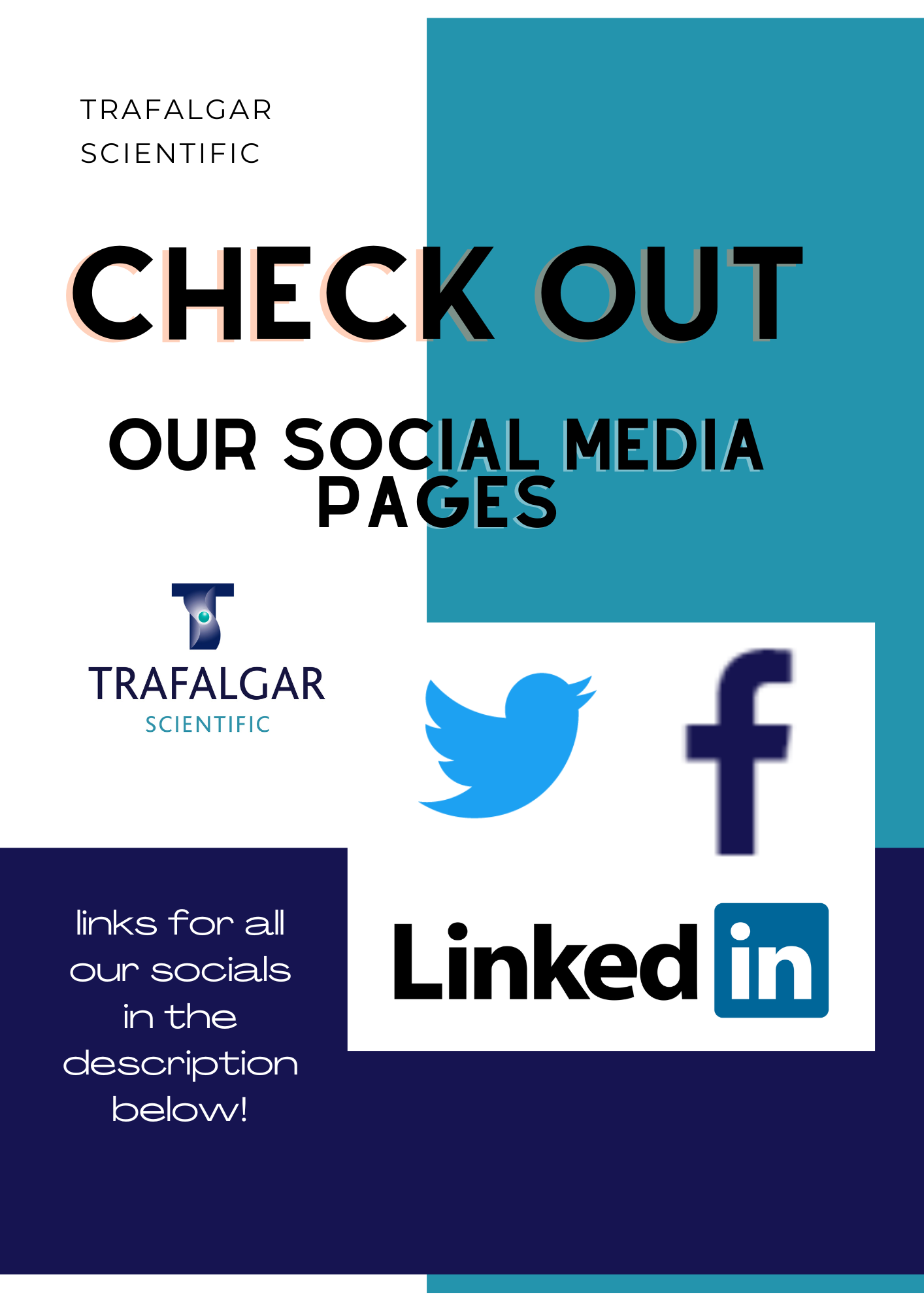 Have you checked us out on social media yet? - Trafalgar Scientific