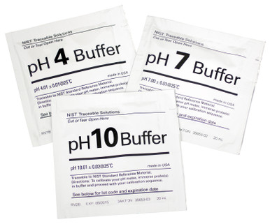 PH4 Buffer 20x20ml Sachets with COA Pk 25 - Trafalgar Scientific