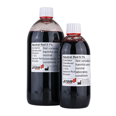 Gram Stains Ready to Use 0.1% Neutral Red 500ml Each - Trafalgar Scientific