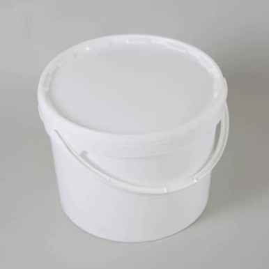 Bucket Specimen 10ltr PP With Lid White Each - Trafalgar Scientific