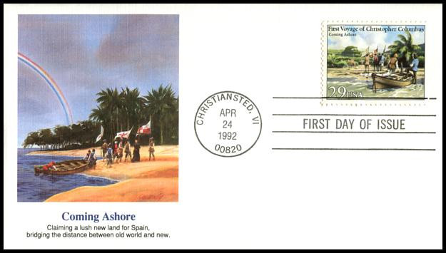 2620 - 2623 / 29c First Voyage of Christopher Columbus Set of 4 ...