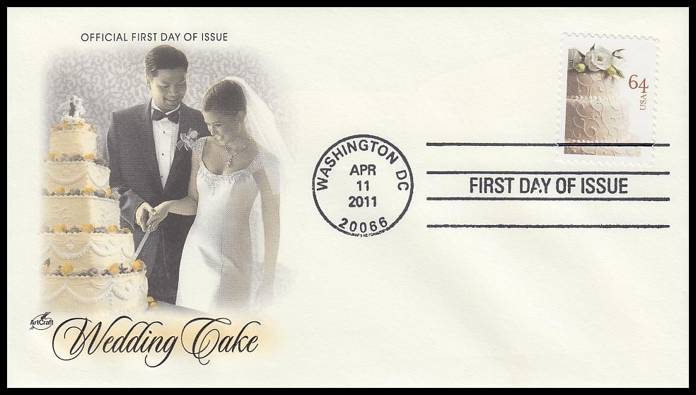 4521 / 64c Wedding Cake 2011 Artcraft First Day Cover - First Day ...
