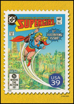 Green Arrow Comic Book Cover : DC Comics Super Heroes Stamp Collectible ...