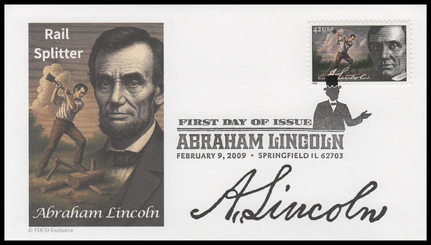 4380 - 4383 / 42c Abraham Lincoln 2009 Set of 4 FDCO Exclusive First ...