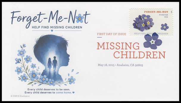 4987 / 49c Forget-Me-Not : Help Find Missing Children 2015 Digital ...