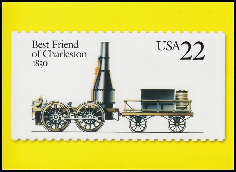 Steam Locomotives 1987 Set of 5 Collectible Postcards - First Day ...