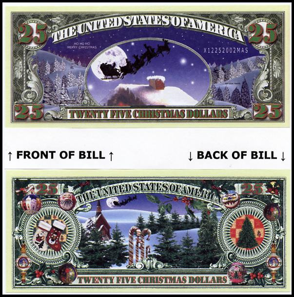 SANTA'S SLEIGH CHRISTMAS NOVELTY COMMEMORATIVE BILL - First Day Covers ...