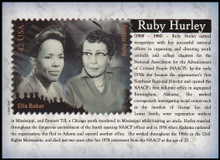 Ruby Hurley : Civil Rights Pioneers Stamp : Black Heritage Series ...