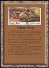 Salem Poor : Black Heritage Stamp Collectible Jumbo Postcard - First ...